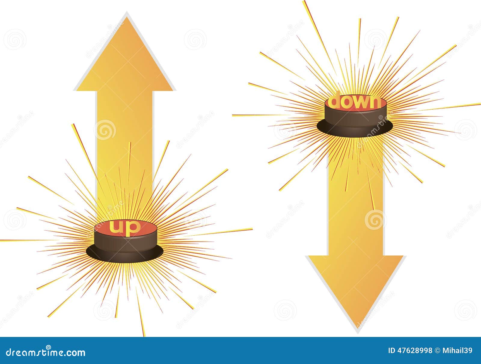 Push Button, 3d Red Icon, Vector. Stock Vector - Illustration of ...