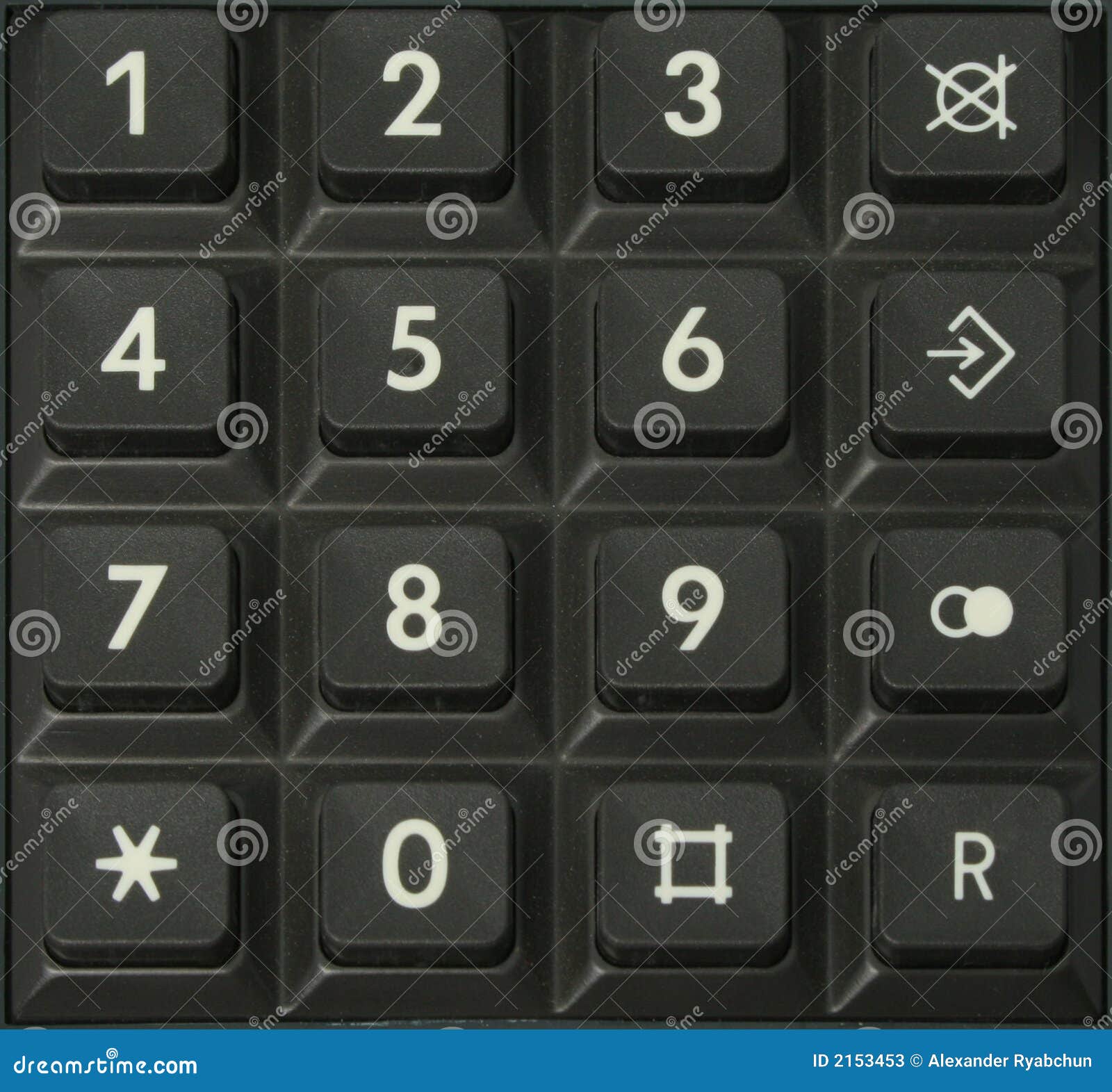 Push-button dial of phone stock image. Image of close - 2153453