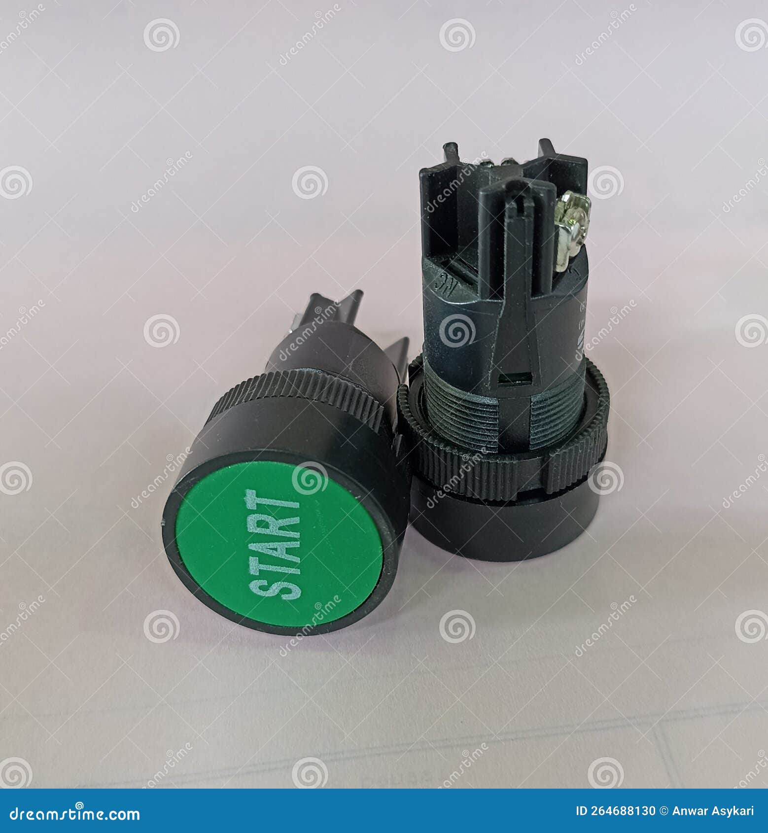 Push Button on for Engine Stop Stock Photo - Image of button, engine ...