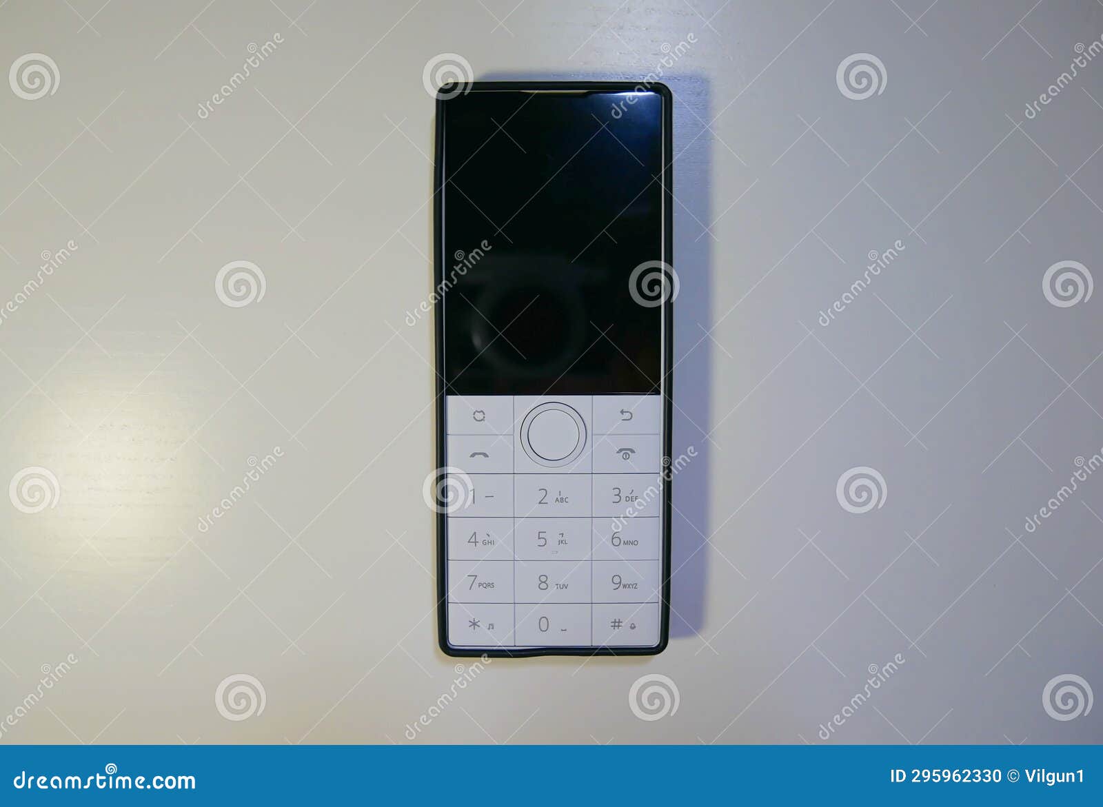 Push-button Phone for Communication. Details and Close-up of a Phone ...