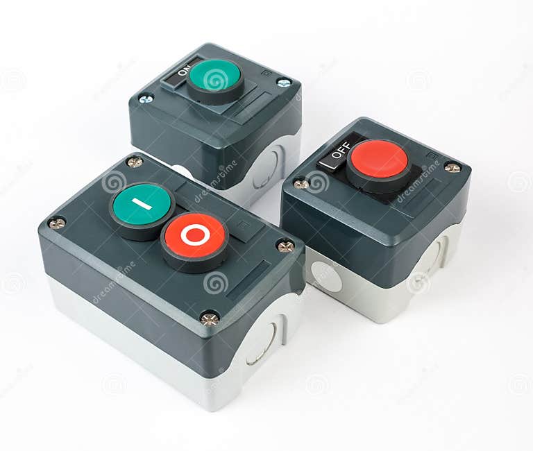Push Button Station. Various Types. Stock Photo - Image of element ...