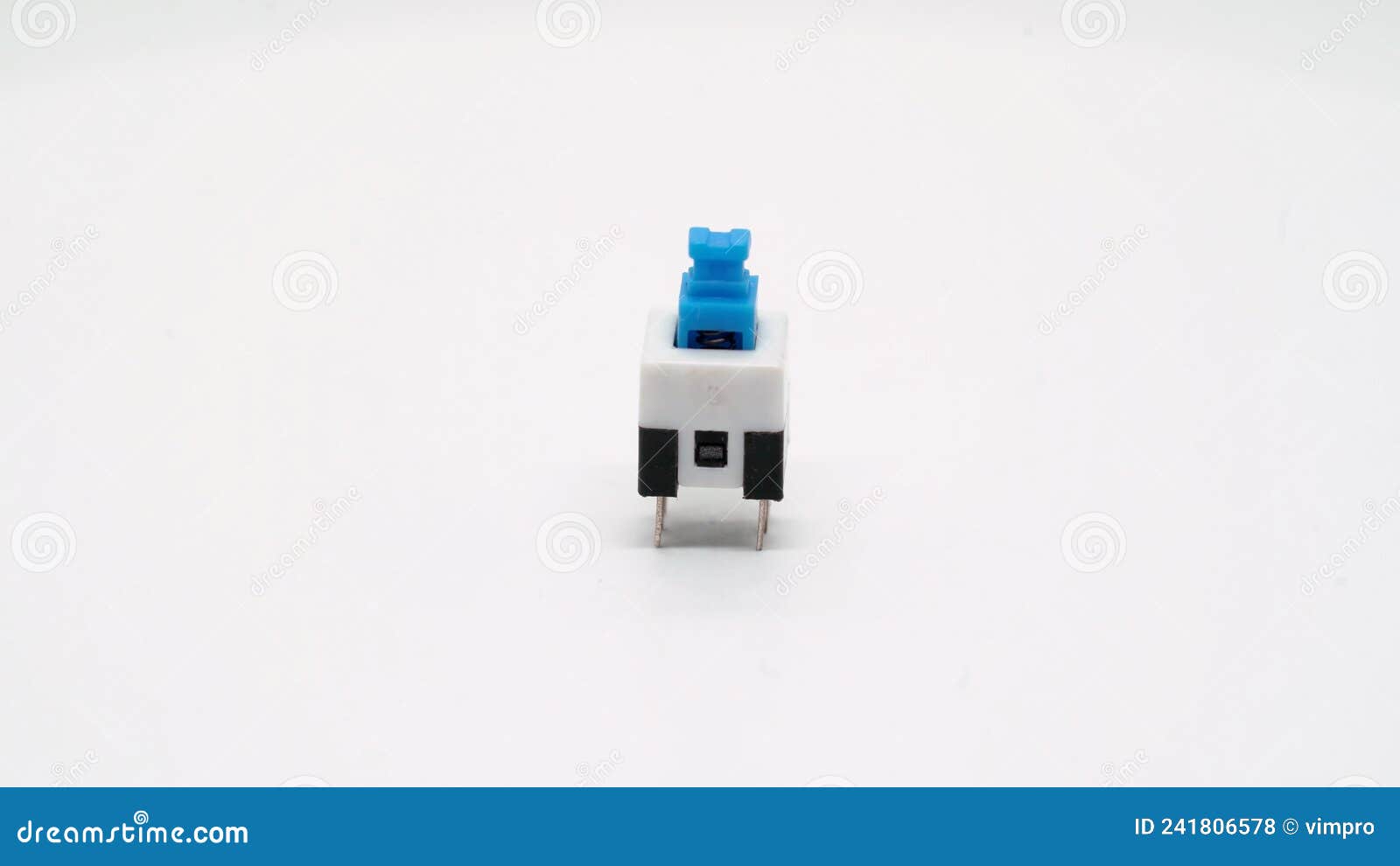 Push Button Switch. Electronic Component for DIY Engineering. Stock ...