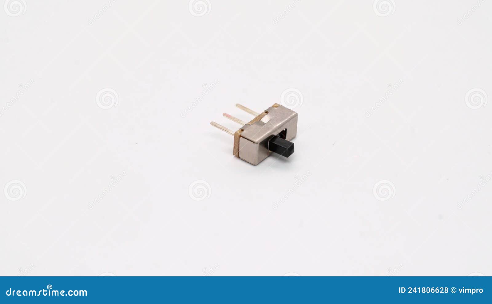 Push Button Switch. Electronic Component for DIY Engineering. Stock ...