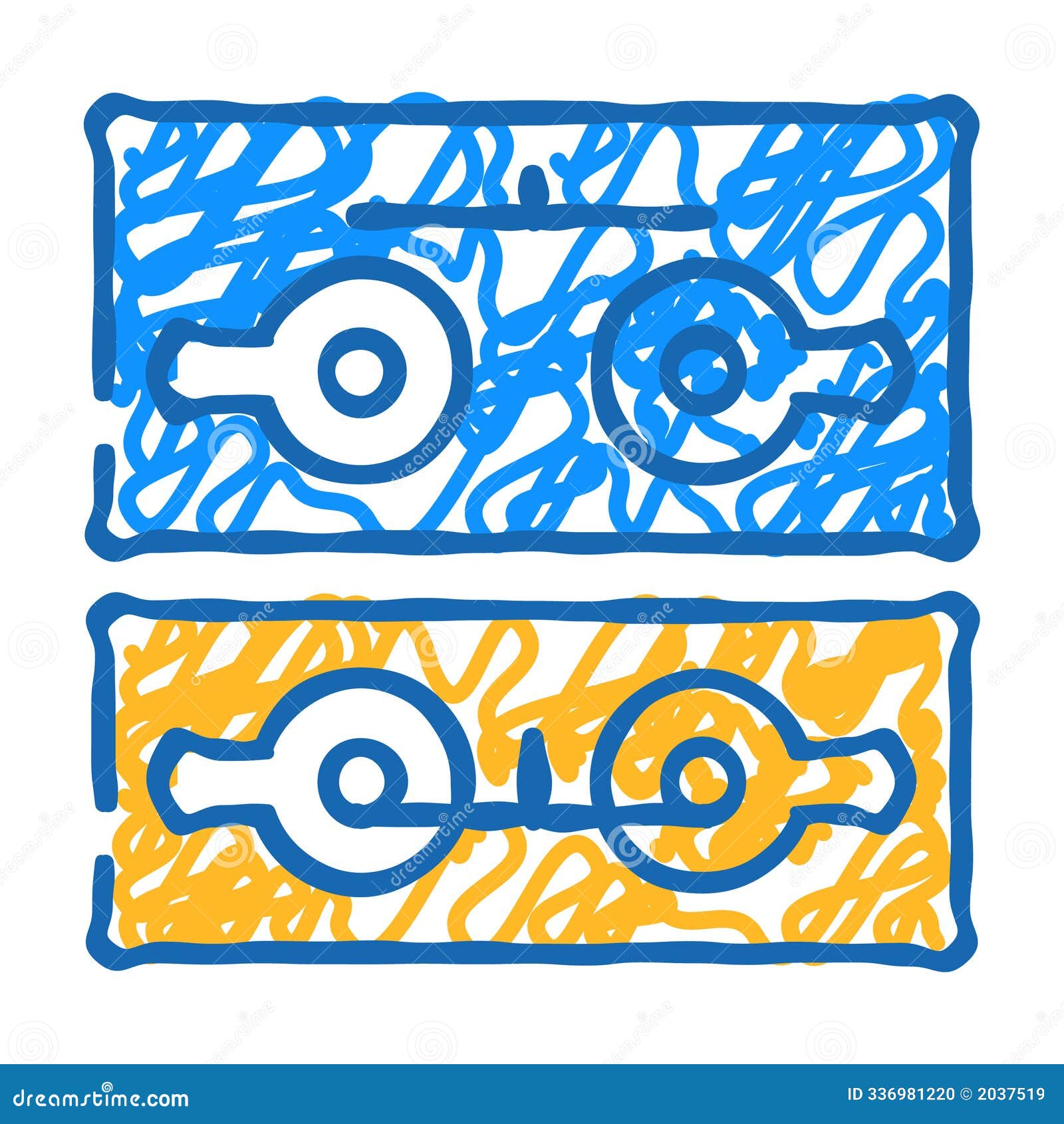 Push Button Switch Mechanism Icon Doodle Illustration Stock ...