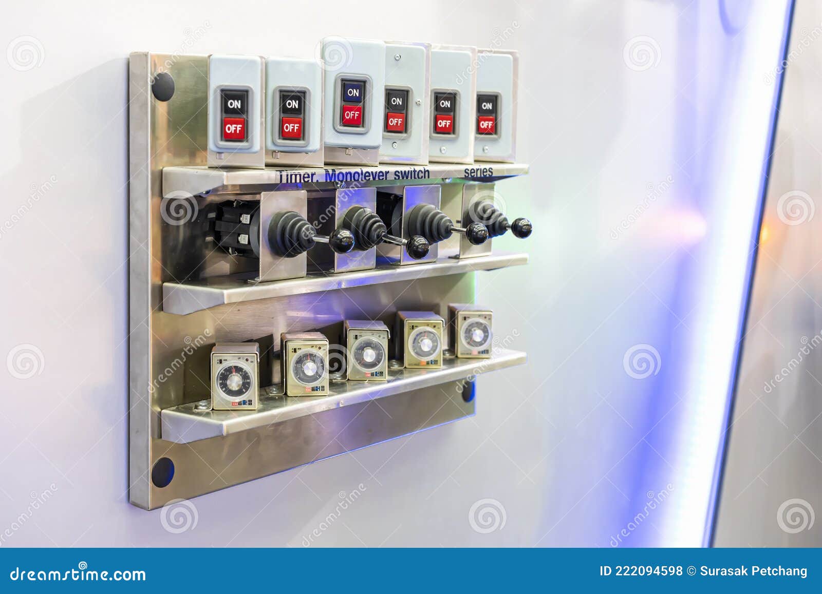 Push Button Switch on Off and Mono Level Switch with Timer of System ...