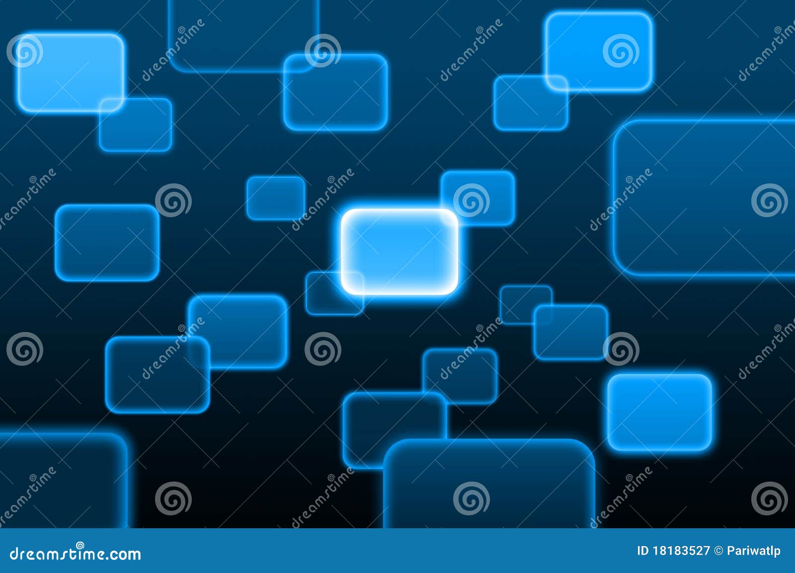 Push Button on a Touch Screen Interface Stock Illustration ...