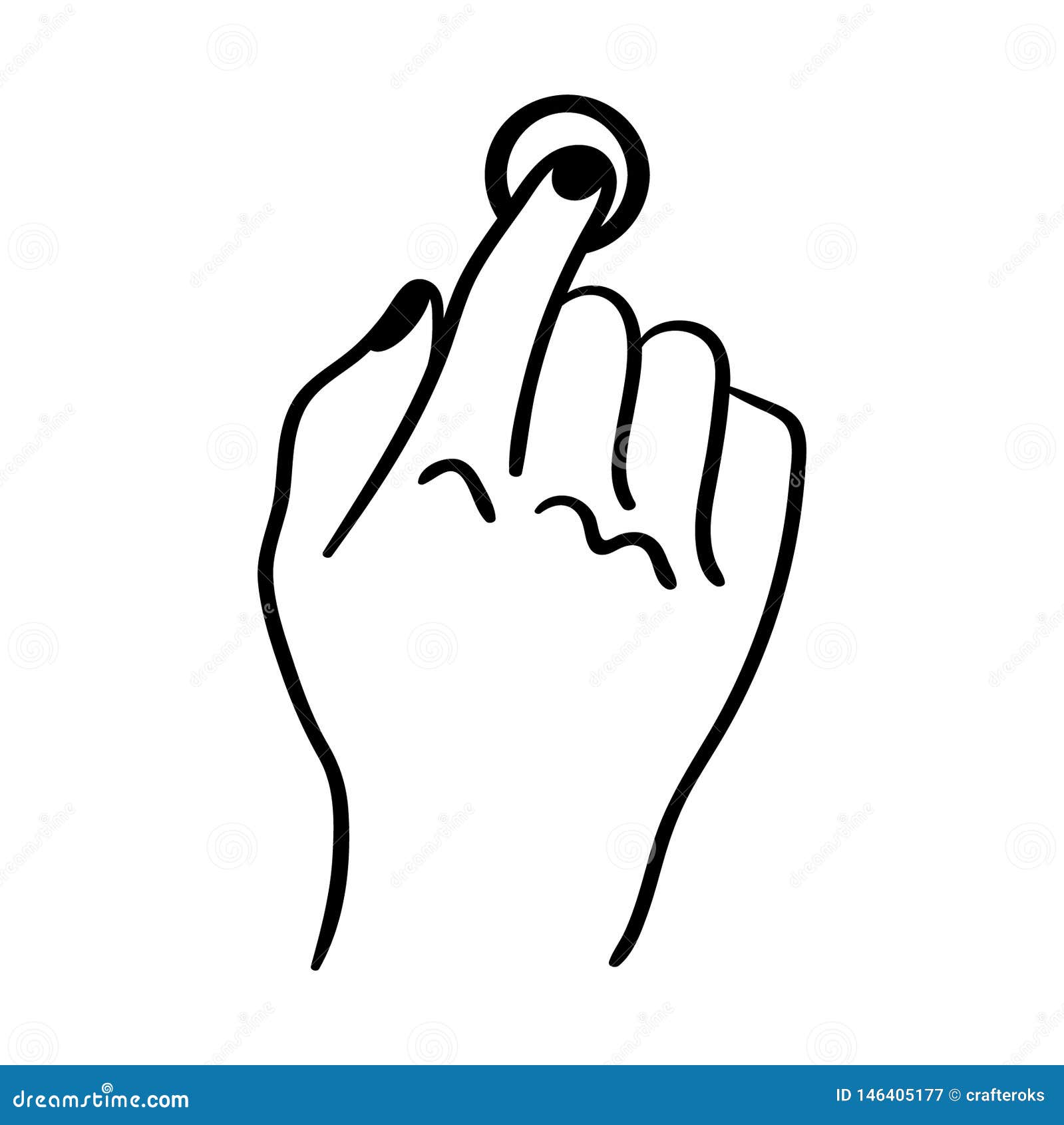 Push Button Illustration by Crafteroks Stock Vector - Illustration of ...