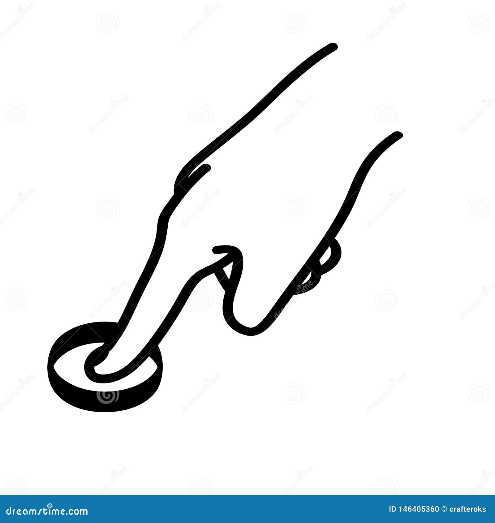 Push Button Illustration by Crafteroks Stock Vector - Illustration of ...