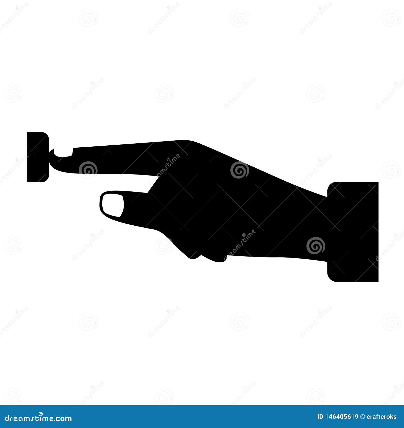 Push Button Illustration by Crafteroks Stock Vector - Illustration of ...