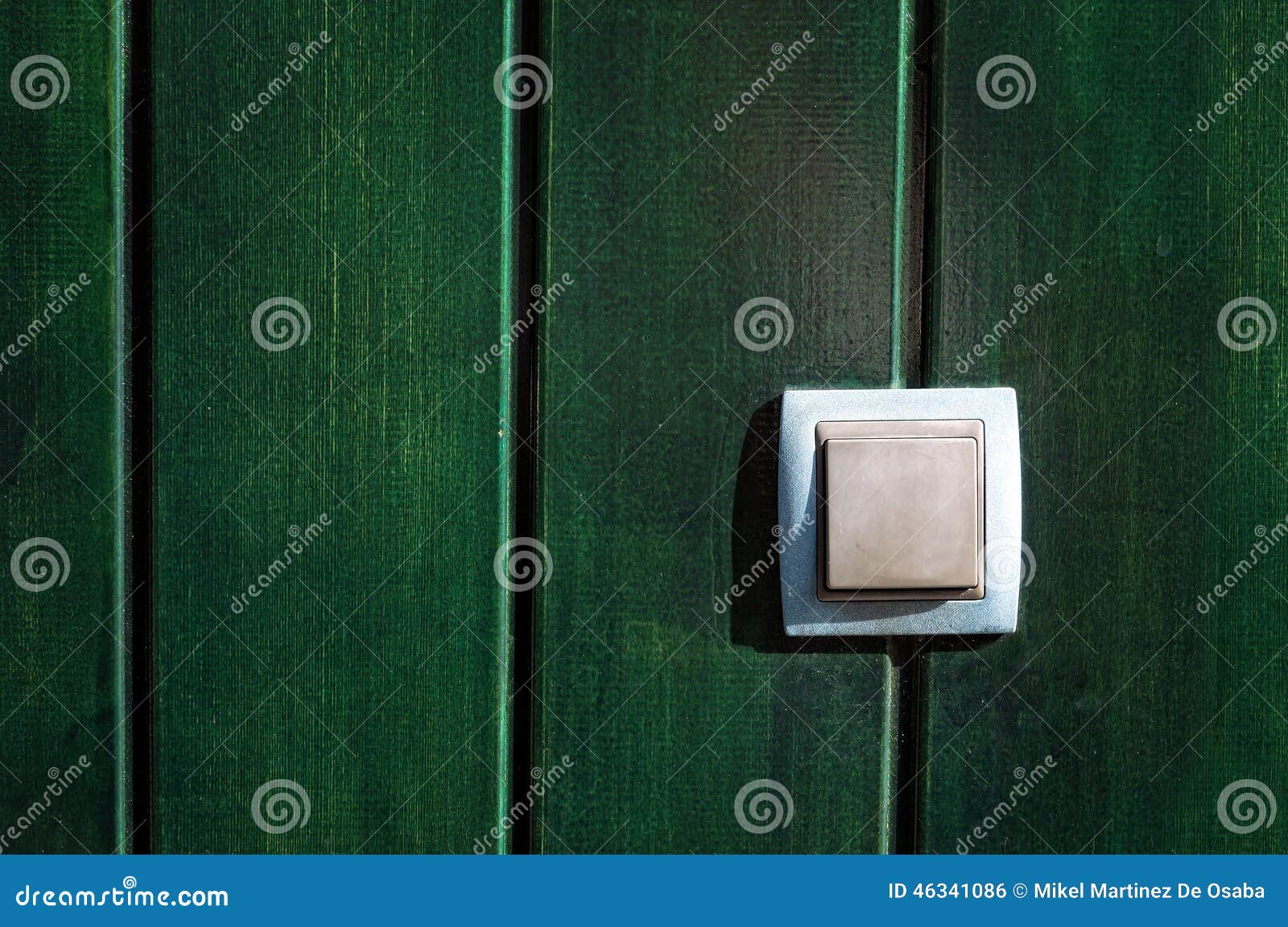 Push button on wooden wall stock photo. Image of wall - 46341086