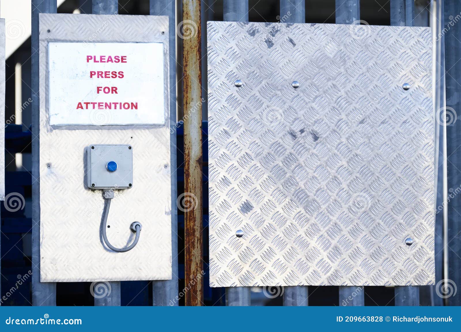 Push Buzzer Intercom Door Bells For Entry To Building Royalty-Free ...