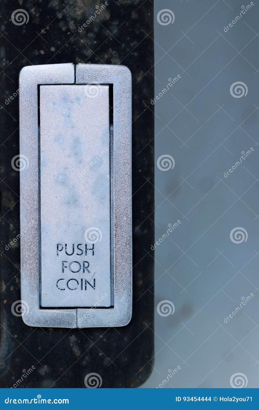 Push for coin stock photo. Image of back, worn, concept - 93454444