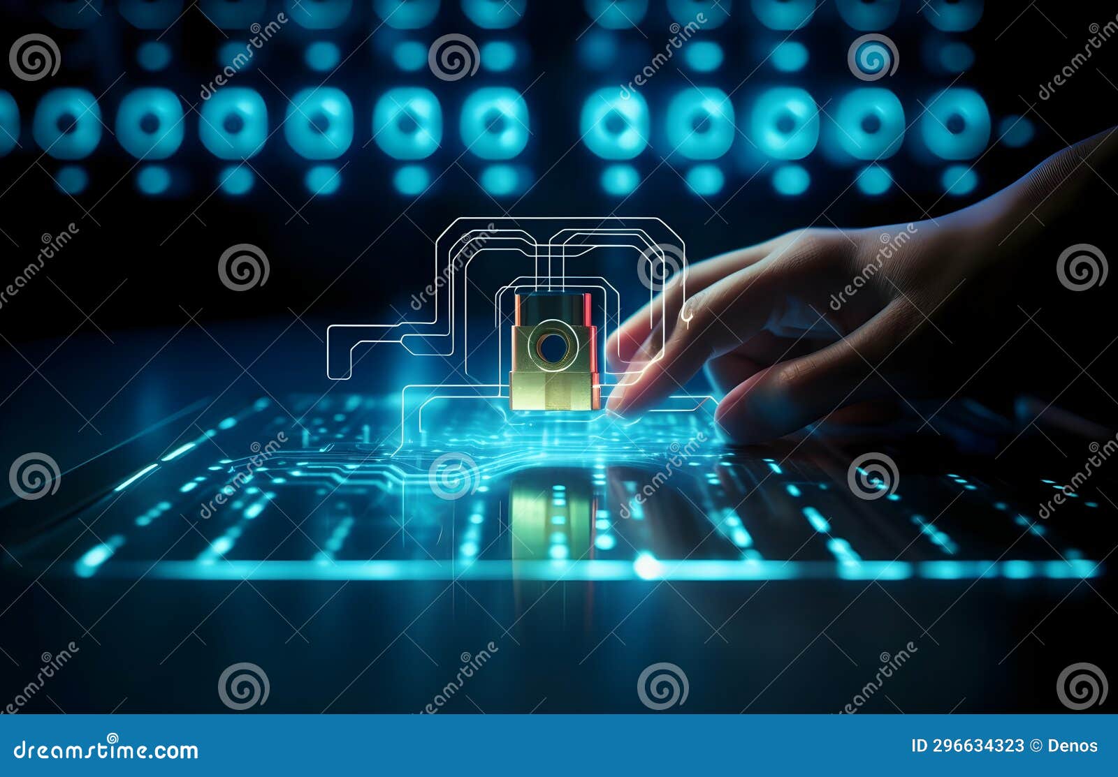 Push the Enter Button in the Avant Garde Computer Technology Keyboard ...