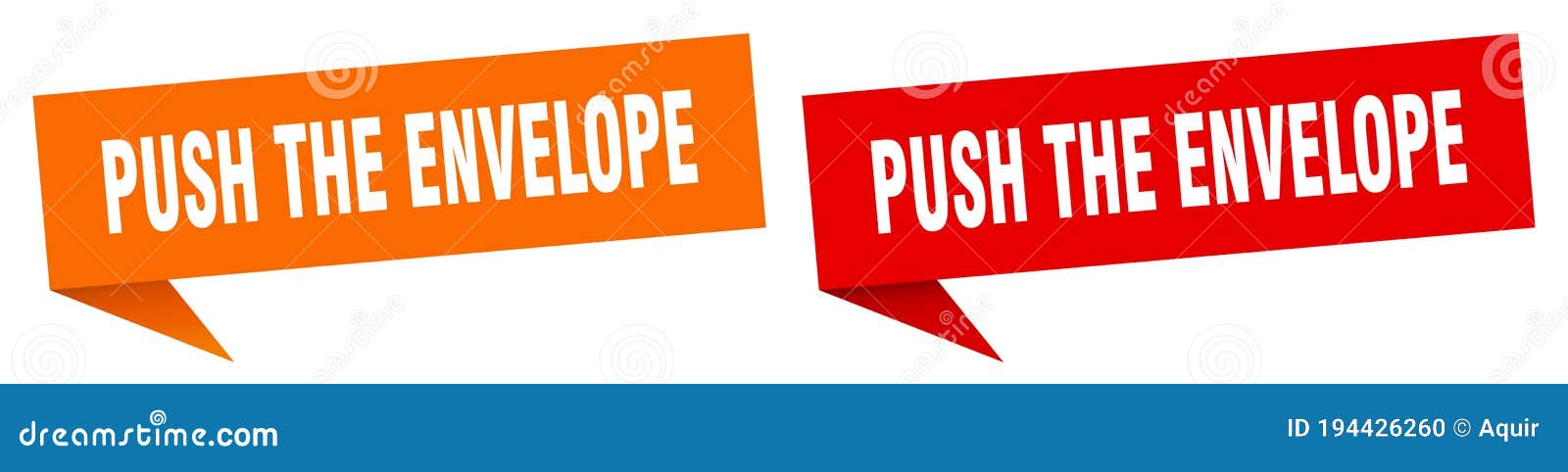 Push the Envelope Banner. Push the Envelope Speech Bubble Label Set ...