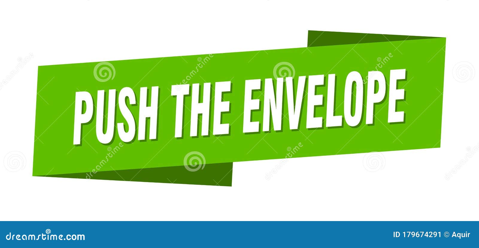 Push the Envelope Banner Template. Push the Envelope Ribbon Label Stock ...