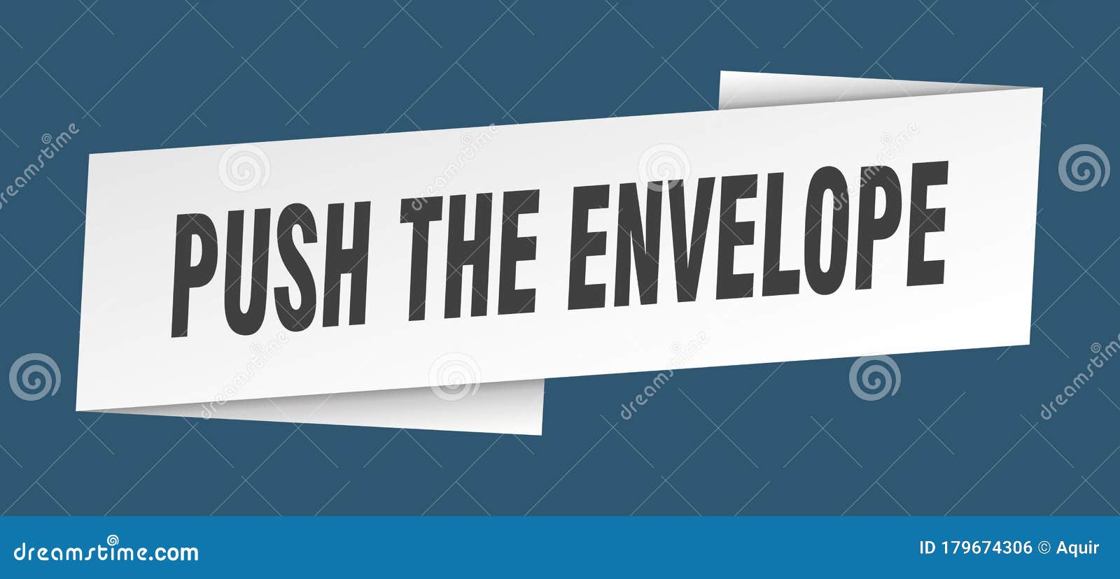 Push the Envelope Banner Template. Push the Envelope Ribbon Label Stock ...