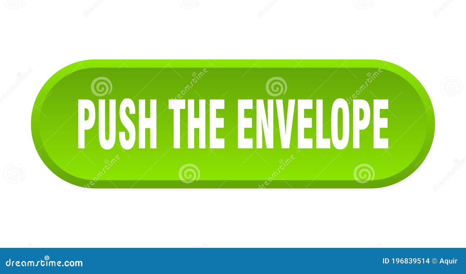 Push the envelope button stock vector. Illustration of square - 196839514