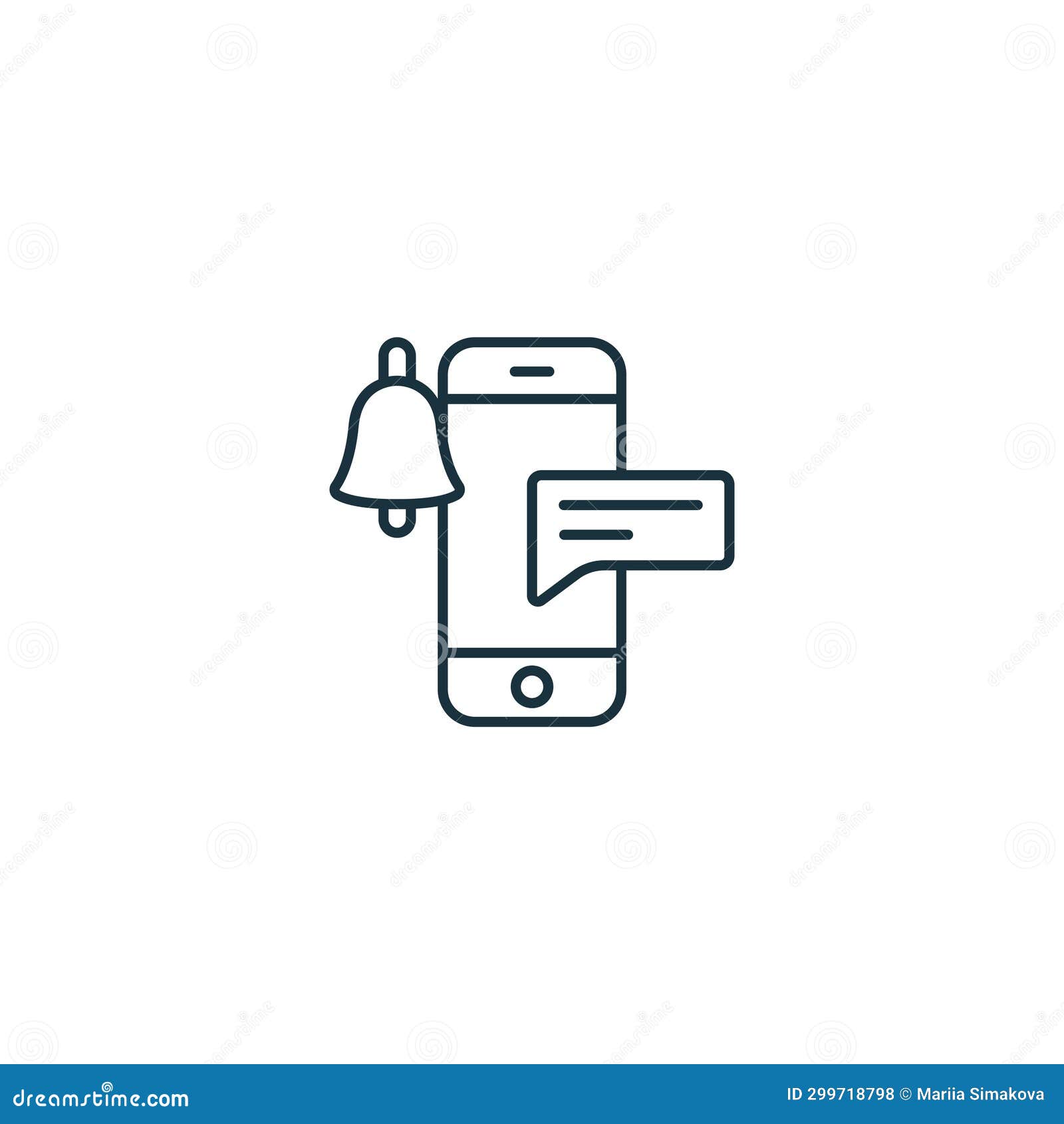 Push Notifications Icon. Monochrome Simple Sign from App Development ... Push Notifications Icon. Monochrome Simple Sign from App Development ...