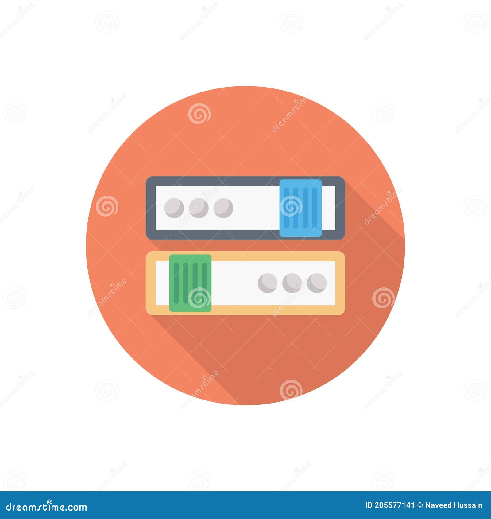 Push Off Vector Flat Colour Icon Stock Vector - Illustration of symbol ...