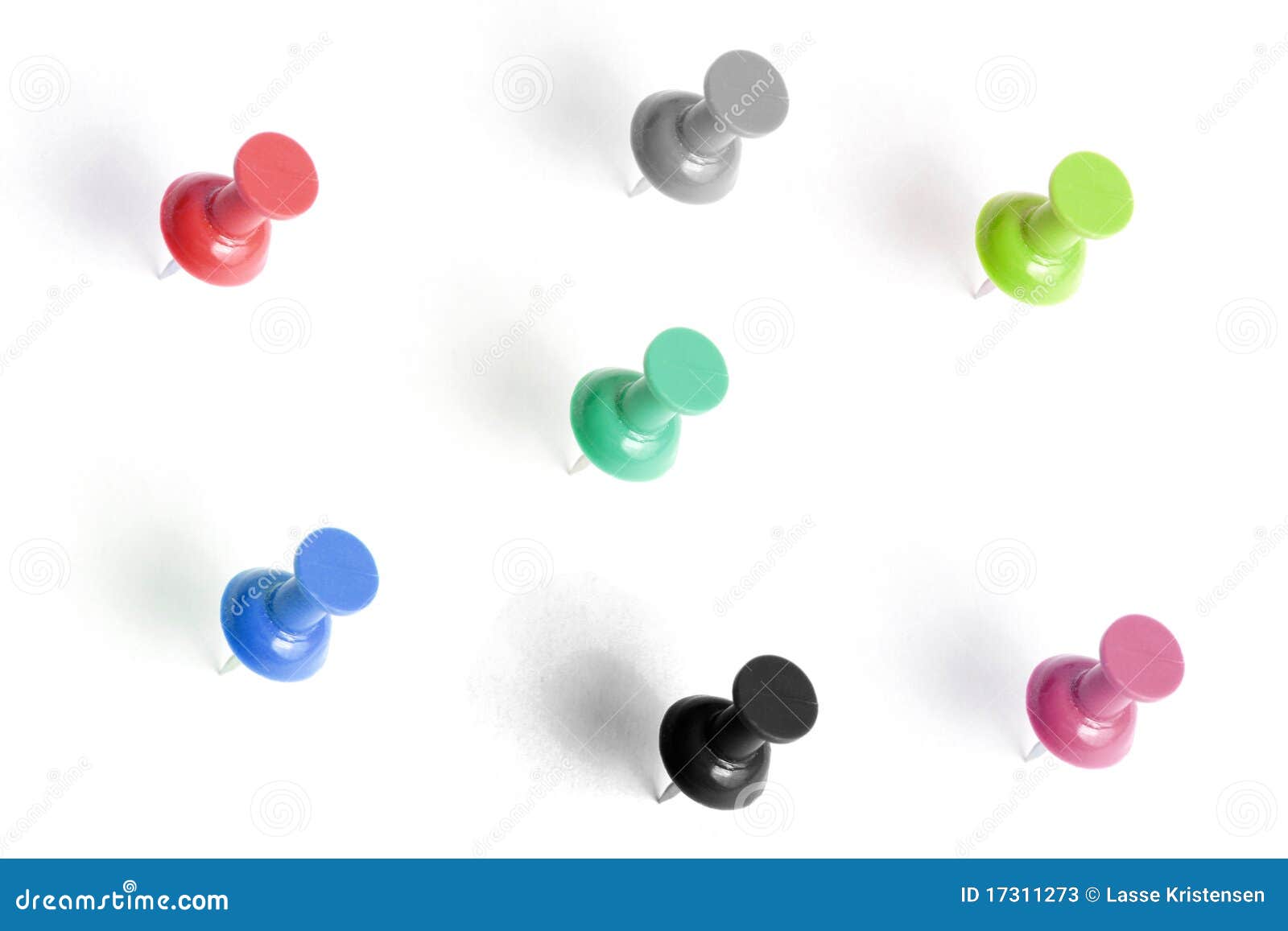 Push pin stock image. Image of school, grey, macro, green - 17311273