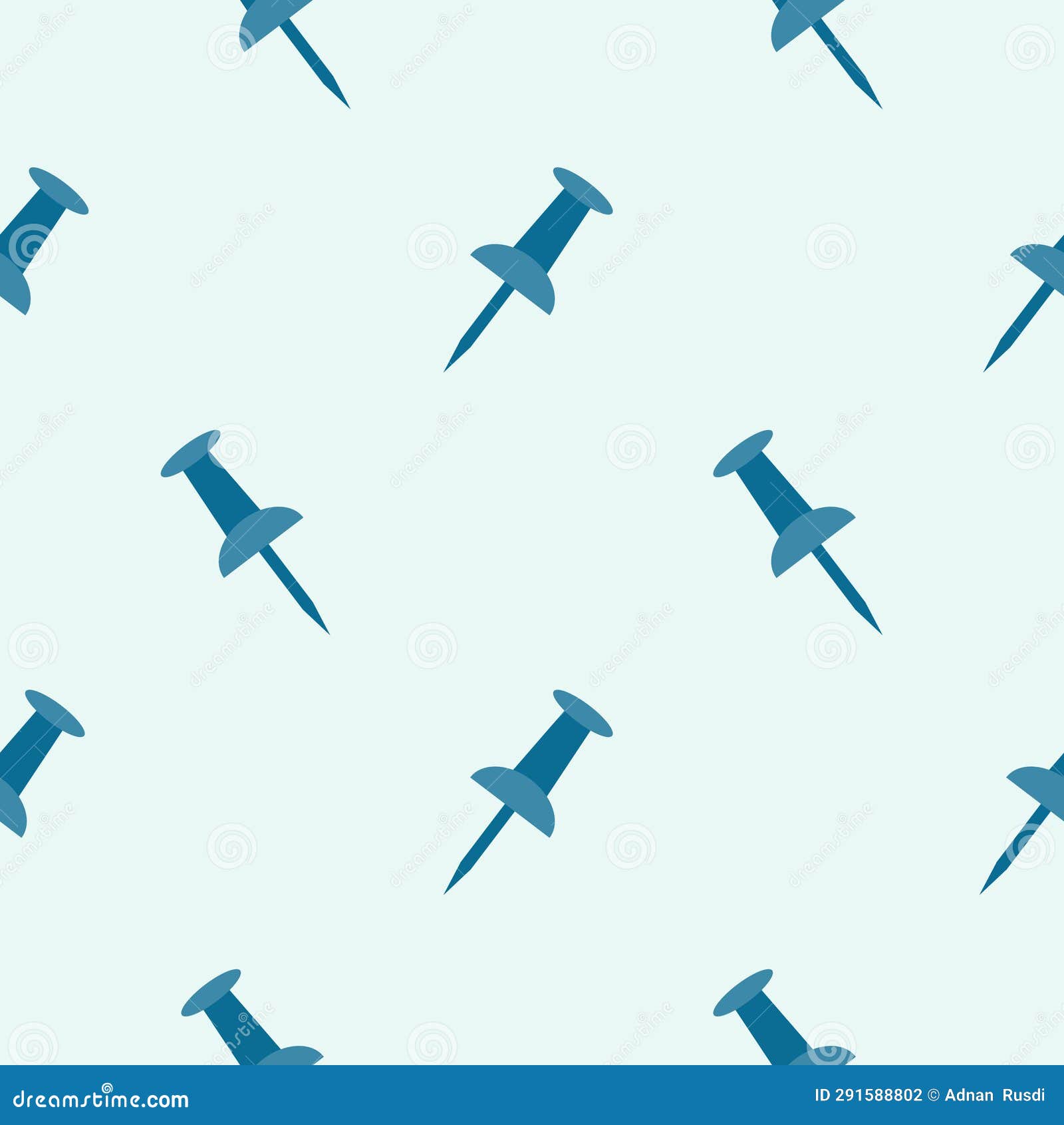 Push Pin or Push Button Seamless Pattern Vector Illustration Stock ...