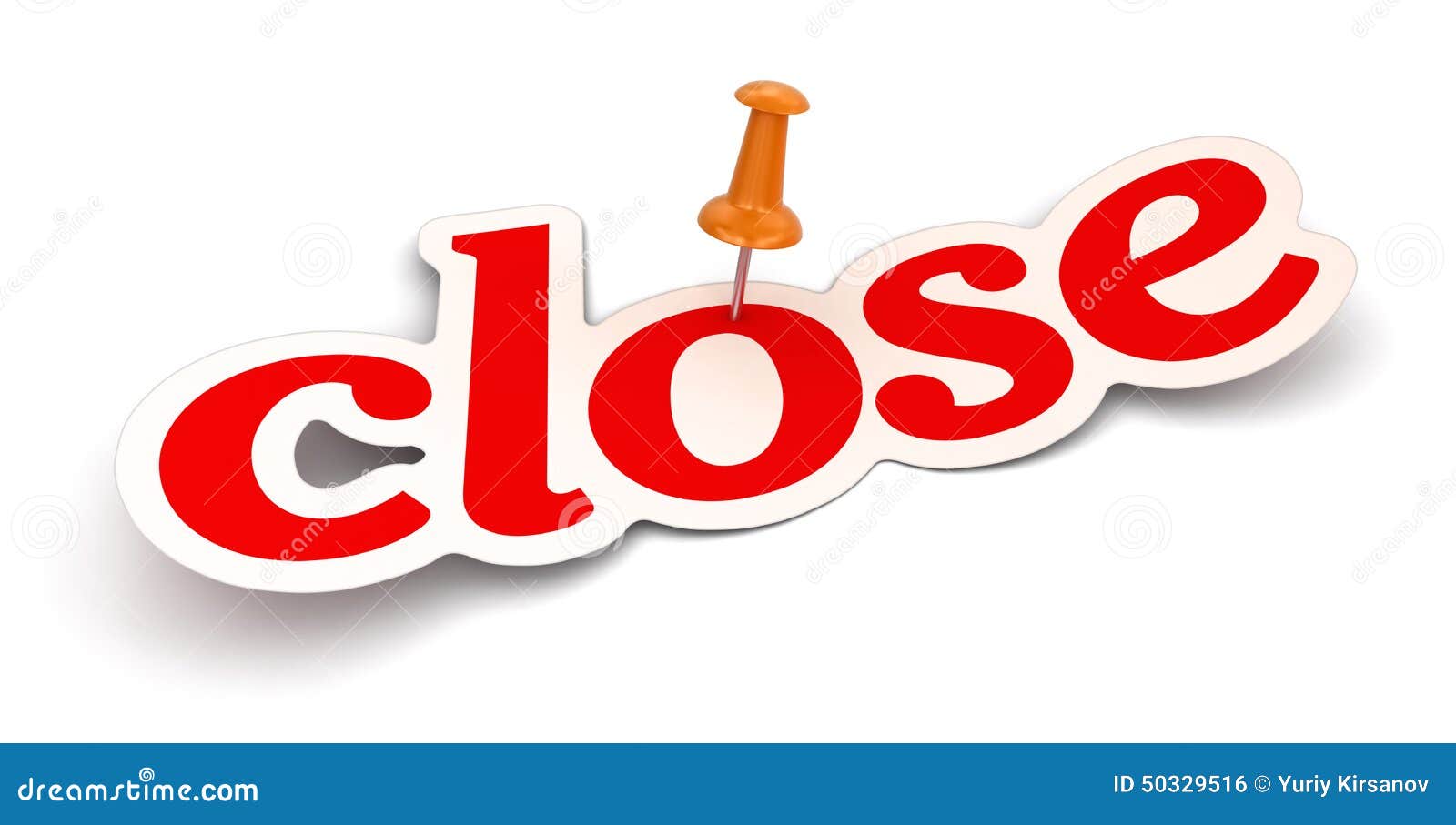 Push Pin and Close (clipping Path Included) Stock Illustration ...