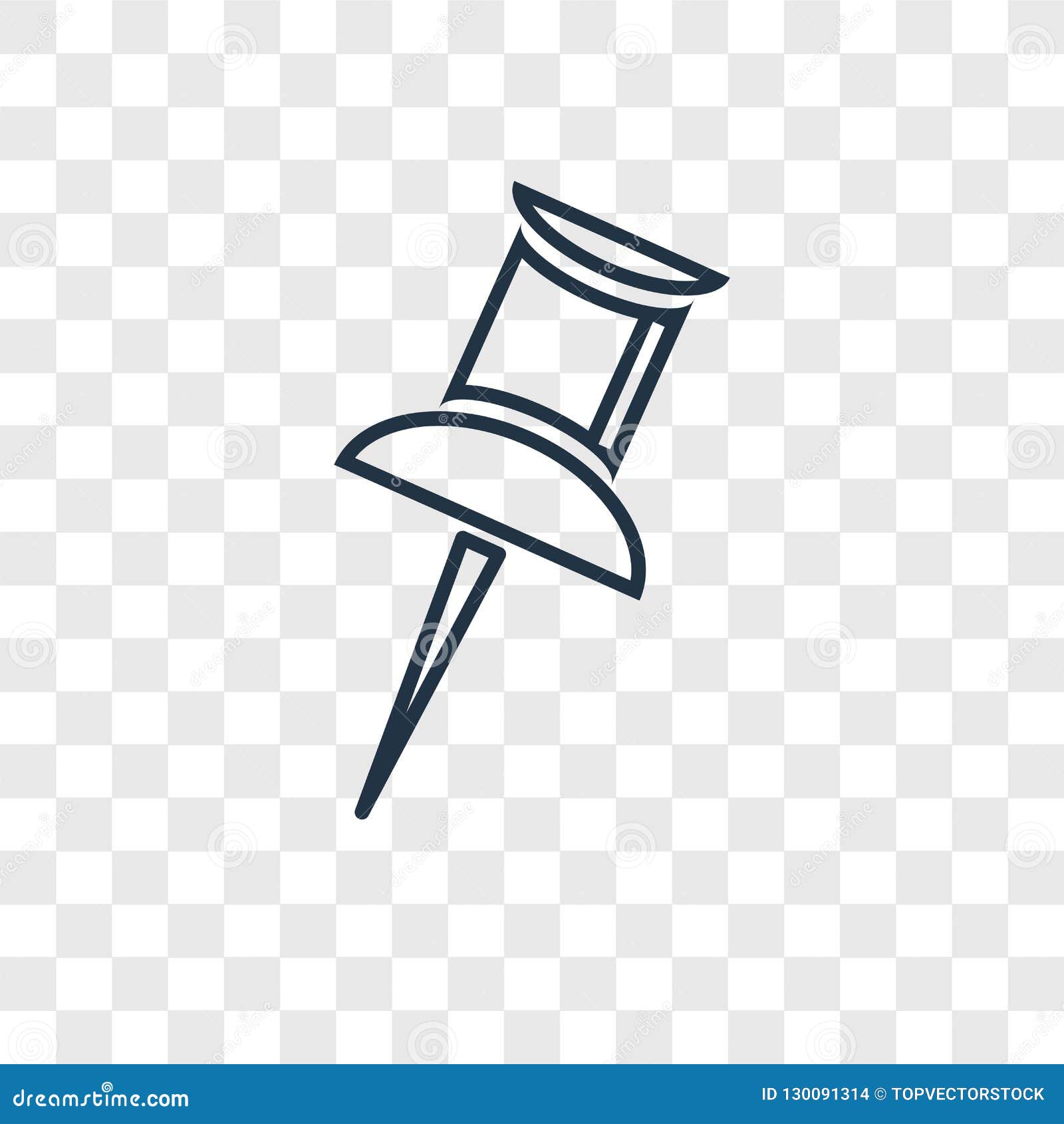 Push Pin Clipart Black And White