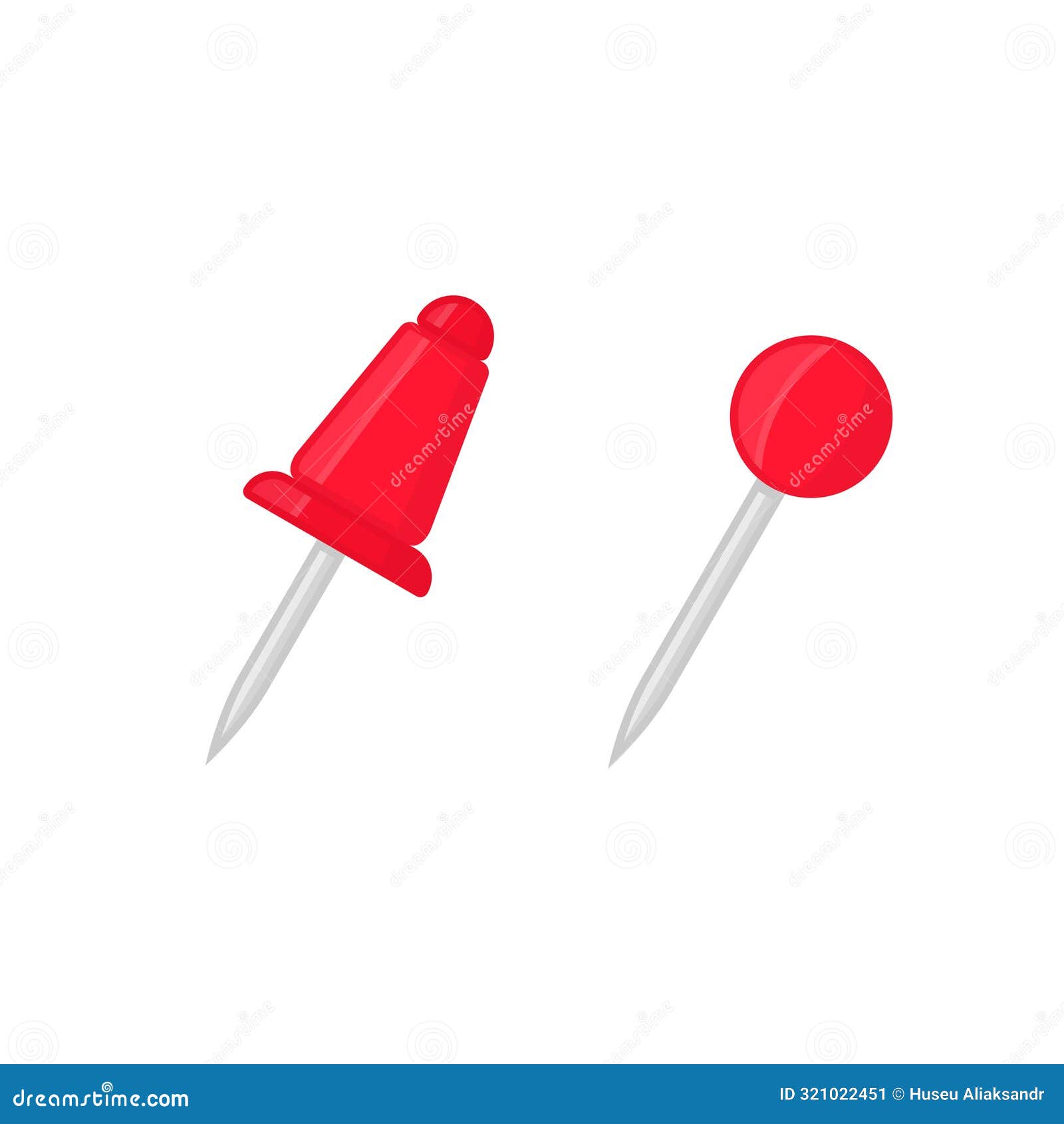 Push pin icons stock vector. Illustration of board, point - 321022451