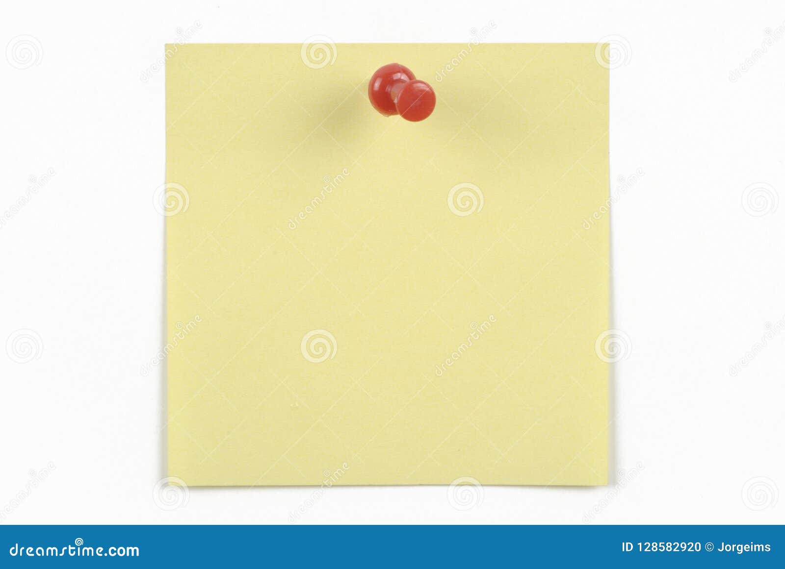 Push Pin and Note Paper Office Stock Photo - Image of study, organizer ...