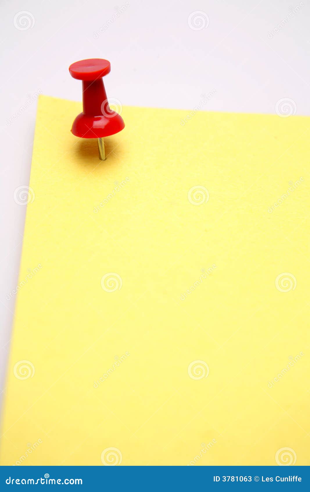 Push-pin in paper stock image. Image of life, office, message - 3781063