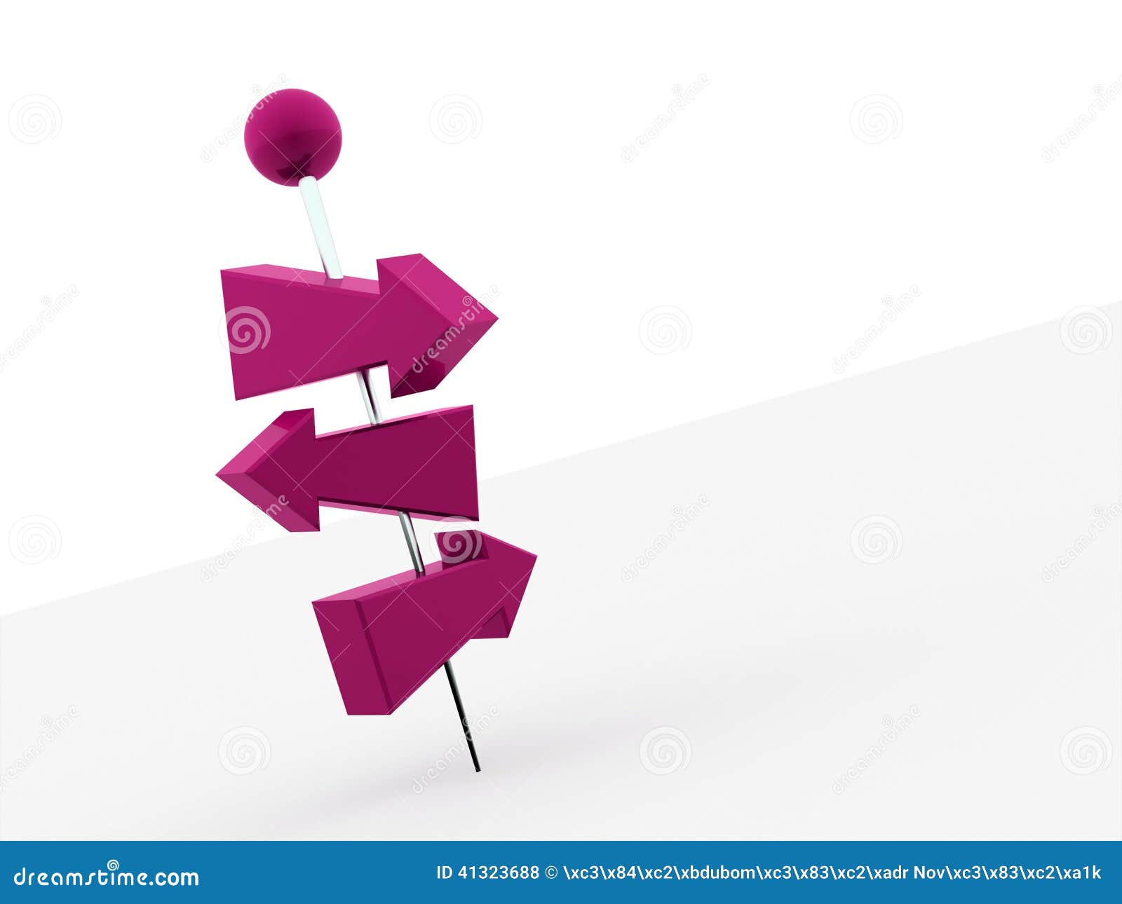 Tree With Arrows Vector Illustration | CartoonDealer.com #28847644