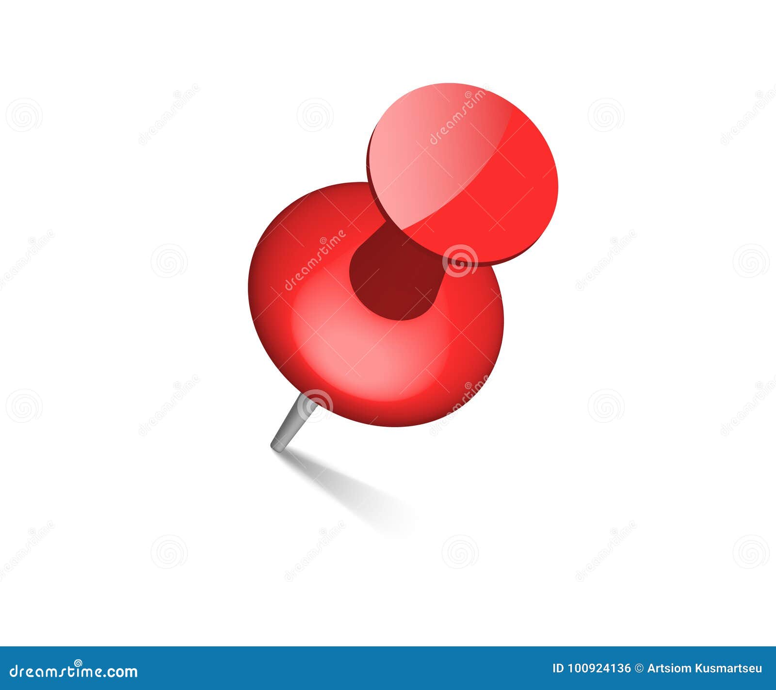 Push Pin Thumbtack Top View Stock Vector - Illustration of pinned ... Push Pin Thumbtack Top View Stock Vector - Illustration of pinned ...