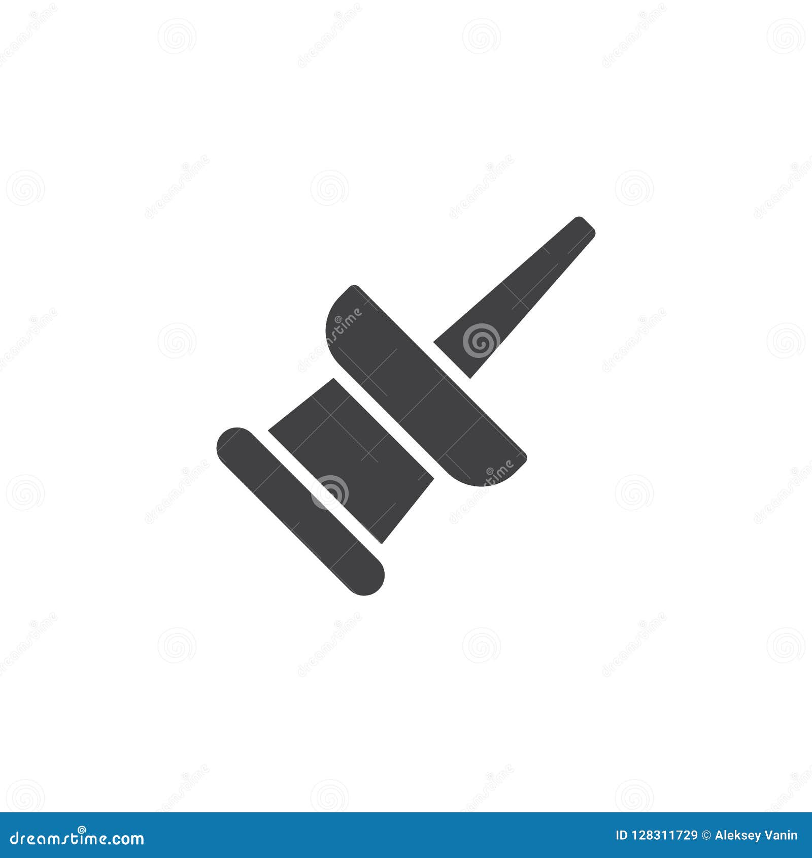 Push pin vector icon stock vector. Illustration of single - 128311729