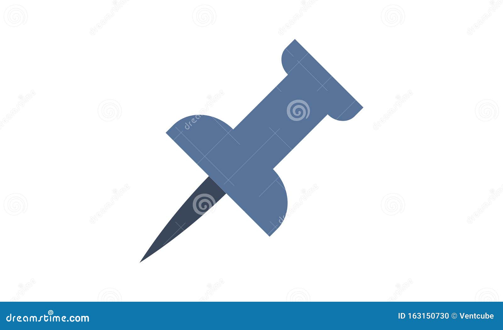 Push Pin Board Map Pointer Icon Vector Illustration. Stock Vector ...