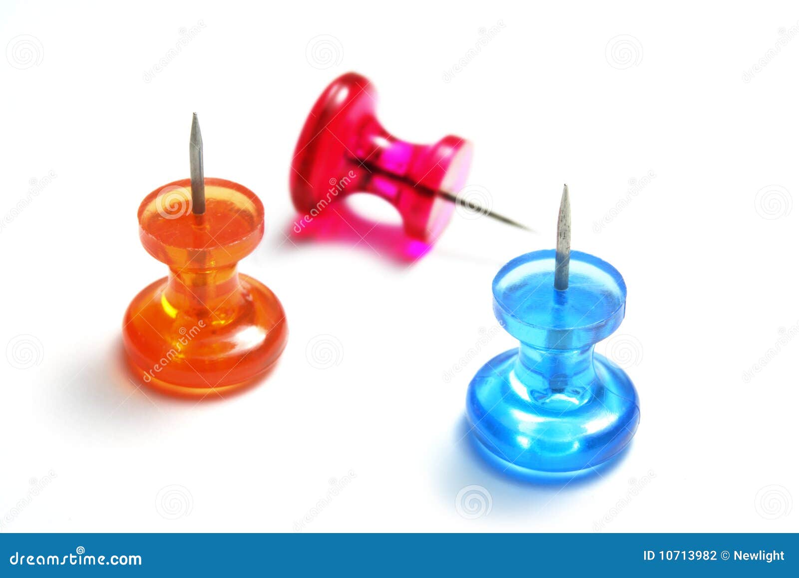 Push Pins stock photo. Image of thumbtacks, objects, isolated - 10713982