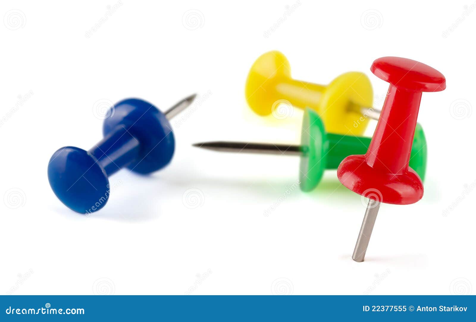 Push Pins Royalty-Free Stock Photography | CartoonDealer.com #9870701