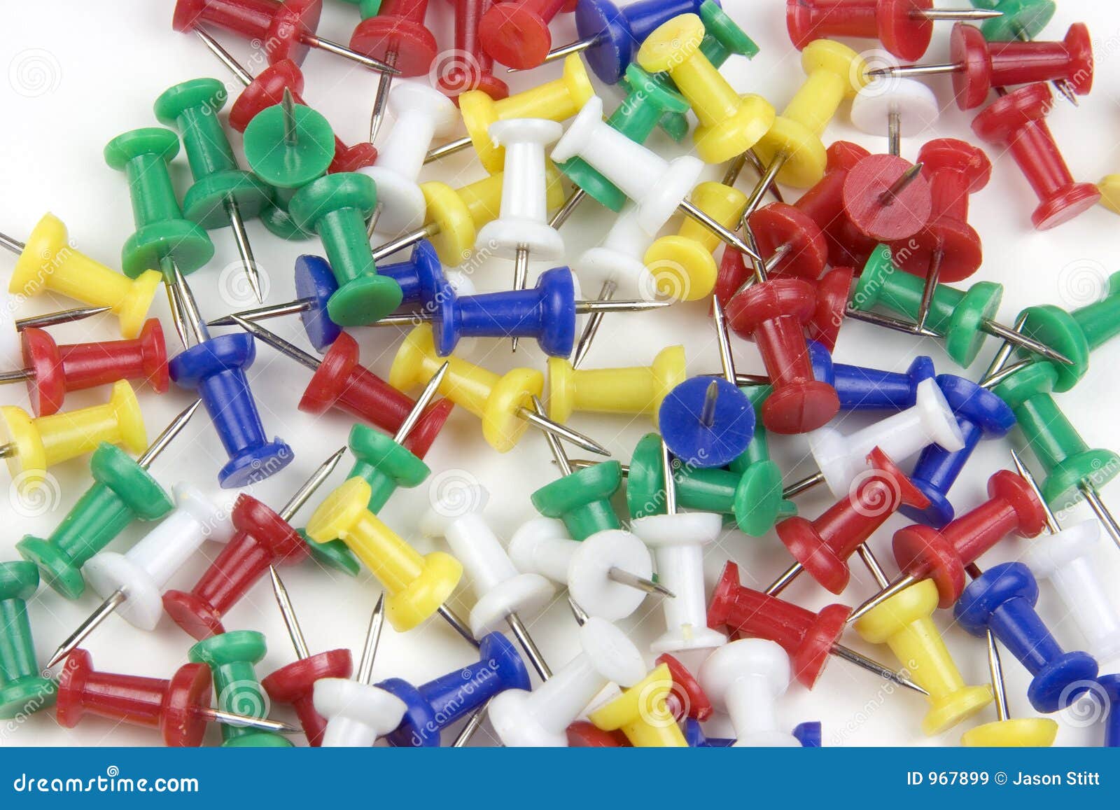 Push Pins stock image. Image of sharp, color, supplies - 967899