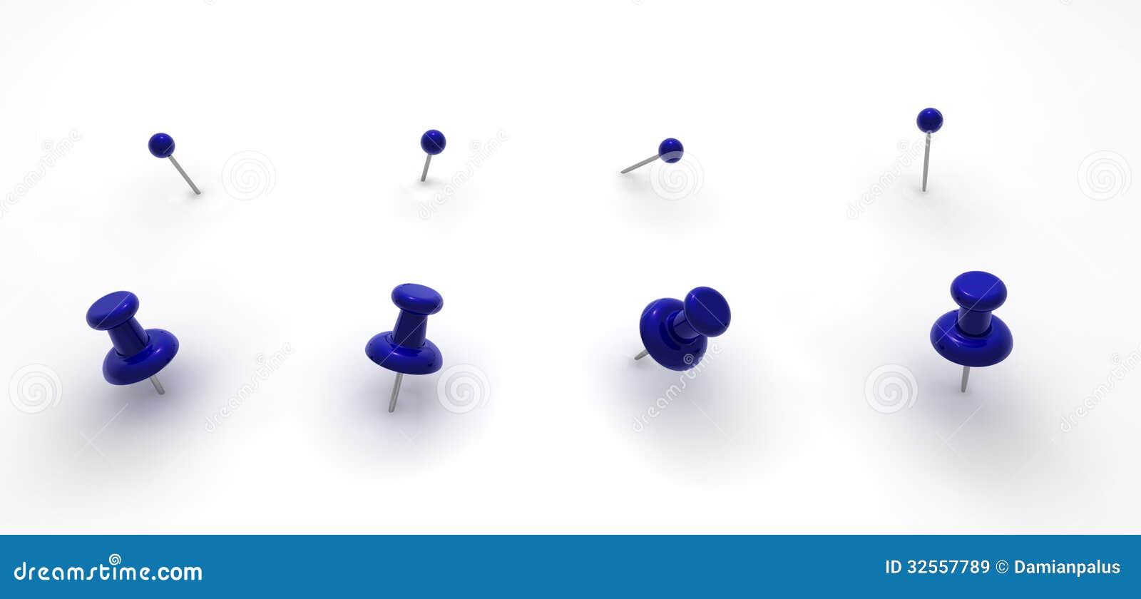 Push pins stock illustration. Illustration of clip, isolated - 32557789