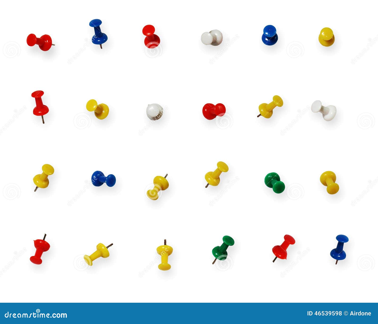Push Pins stock photo. Image of colorful, office, clip - 46539598