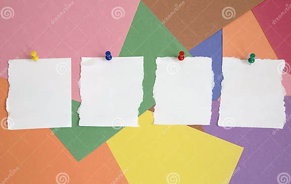 Push-pins and notepad stock image. Image of paper, tittle - 66961861