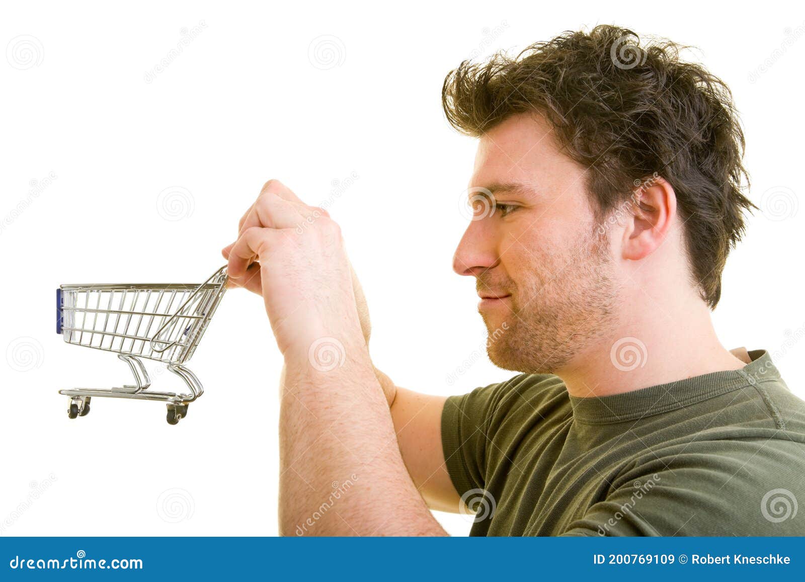 Push shopping cart stock image. Image of portrait, hands - 200769109