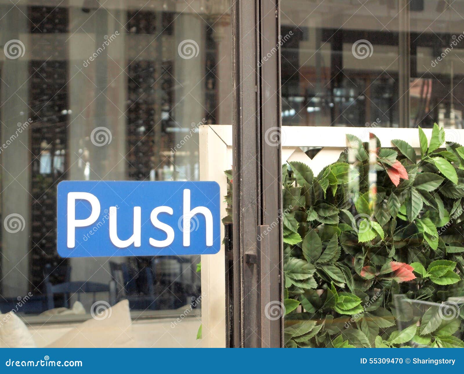 Push sign stock photo. Image of icon, open, retro, push - 55309470