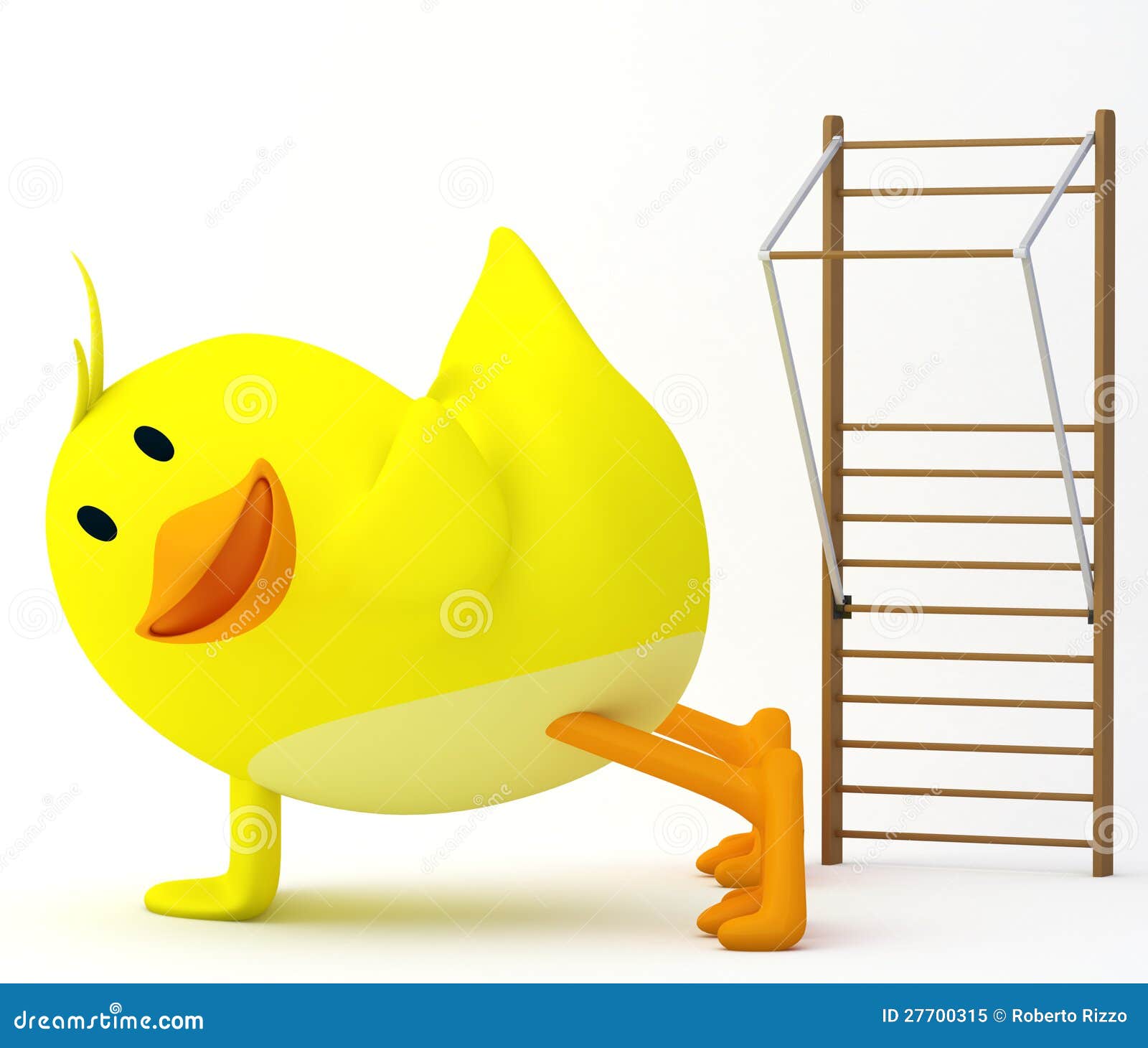 Push up stock illustration. Illustration of toon, fitness - 27700315