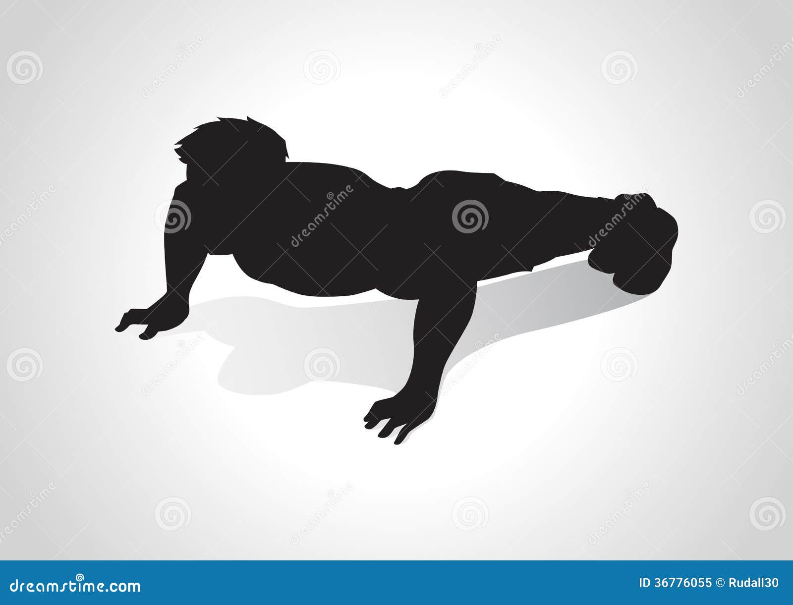 Push Up stock vector. Illustration of people, figure - 36776055