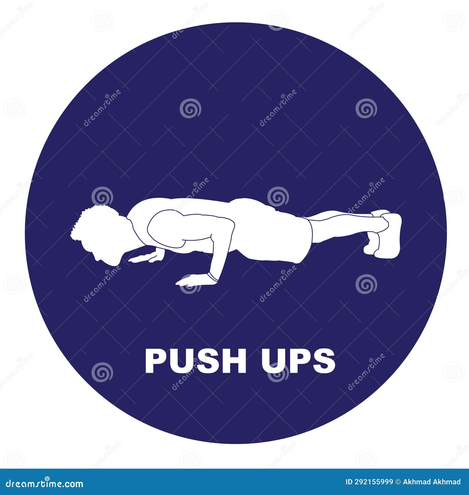 Push up icon stock illustration. Illustration of push - 292155999
