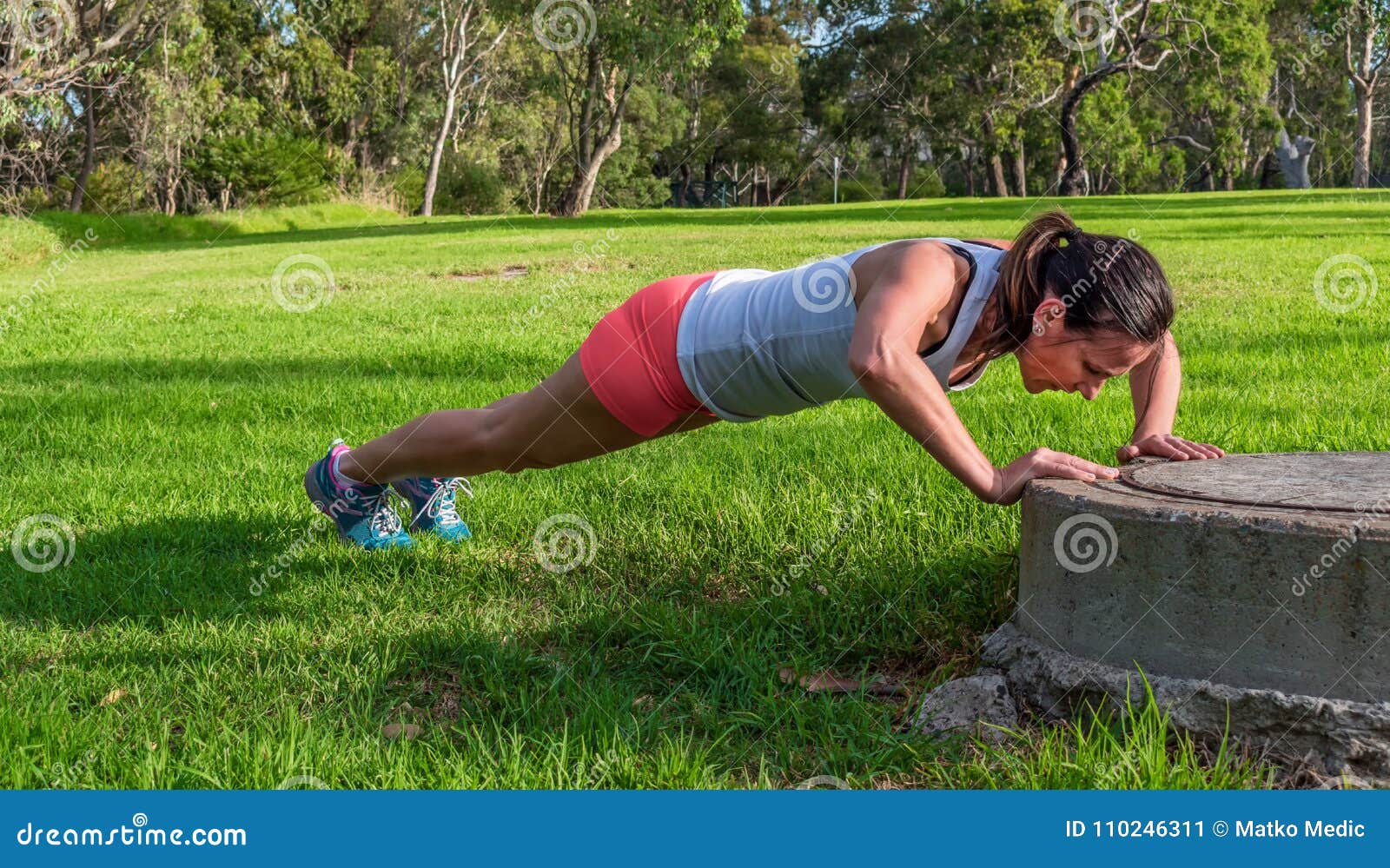 Push Ups or Press Ups Exercise Stock Image - Image of press, strength ...