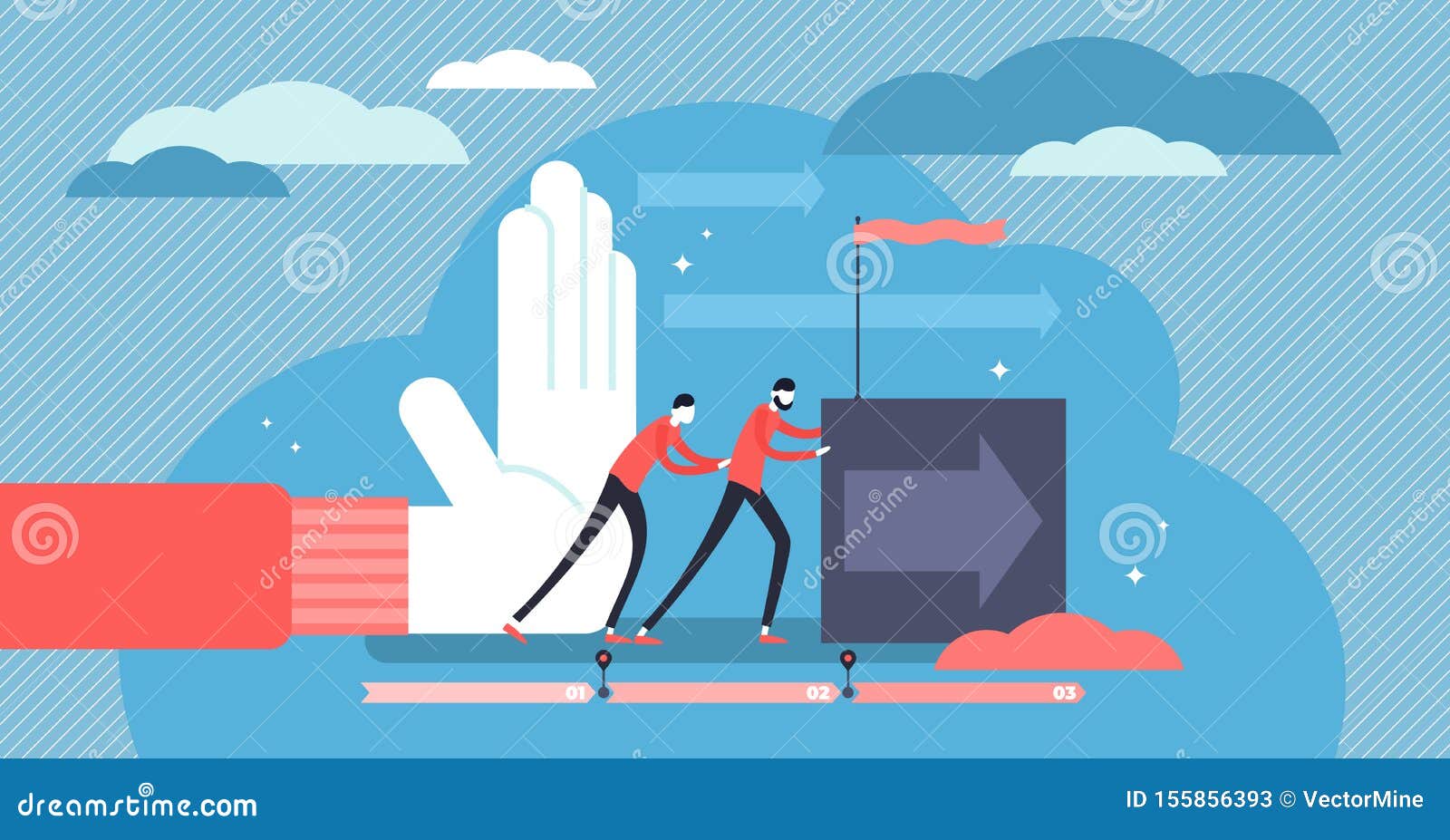 Forward Movement Line Icons Collection. Progress, Advancement, Momentum ...