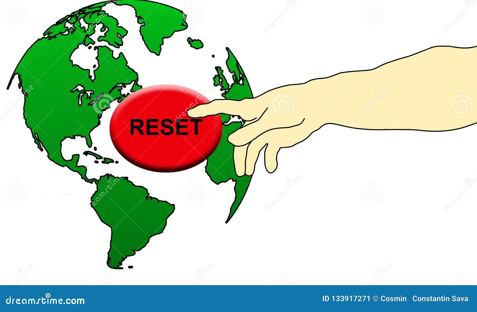 Reset Button Royalty-Free Cartoon | CartoonDealer.com #43438484