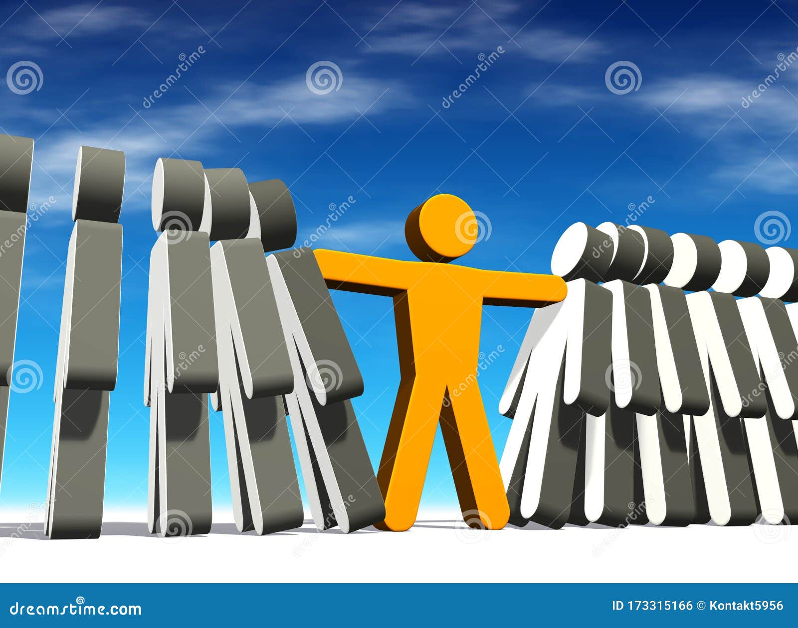 Push yourself through stock illustration. Illustration of anger - 173315166