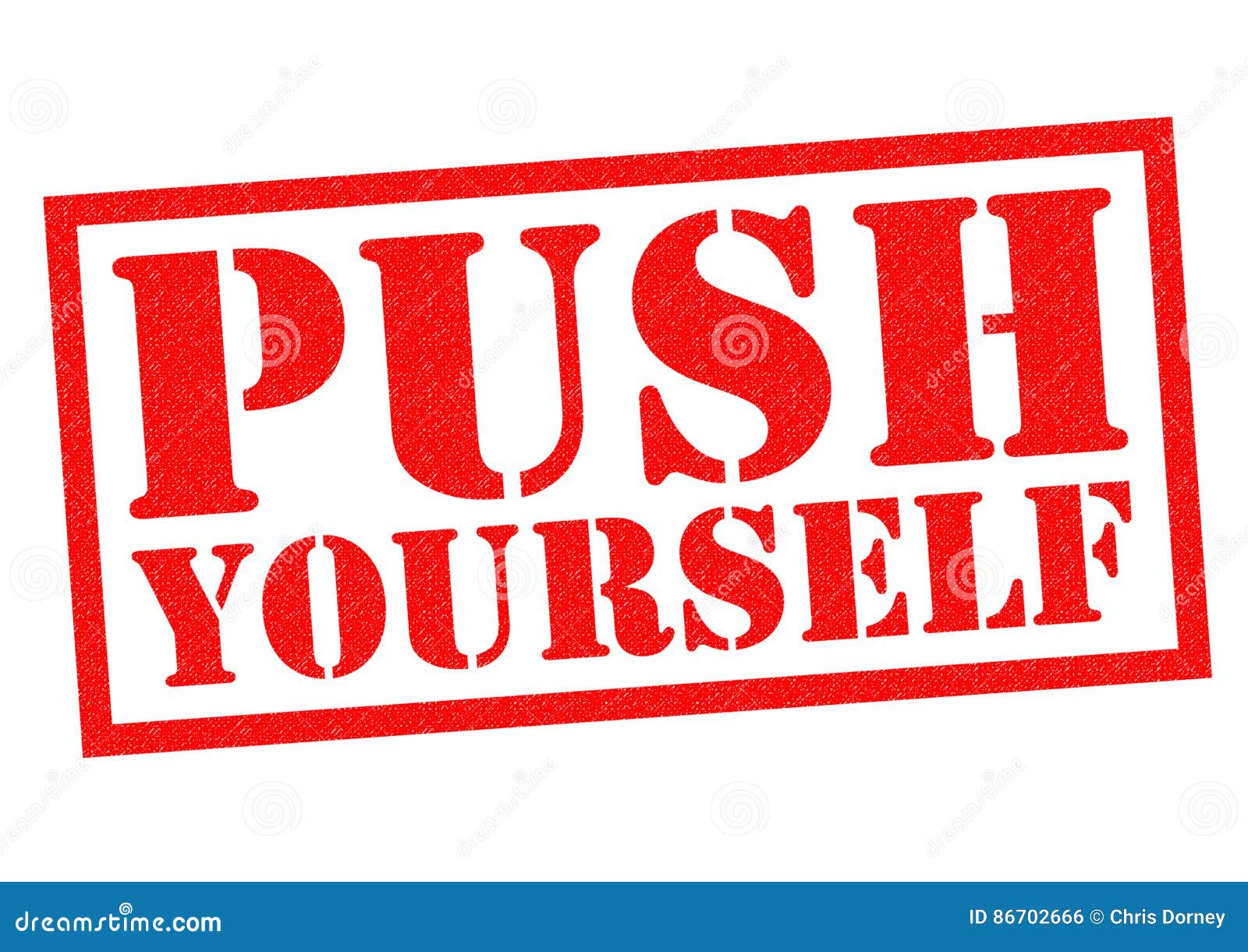 PUSH YOURSELF Stock Photography | CartoonDealer.com #86702666